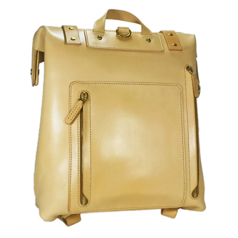 Hand Stitched Veg Tanned Leather Frame Backpack - Etsy