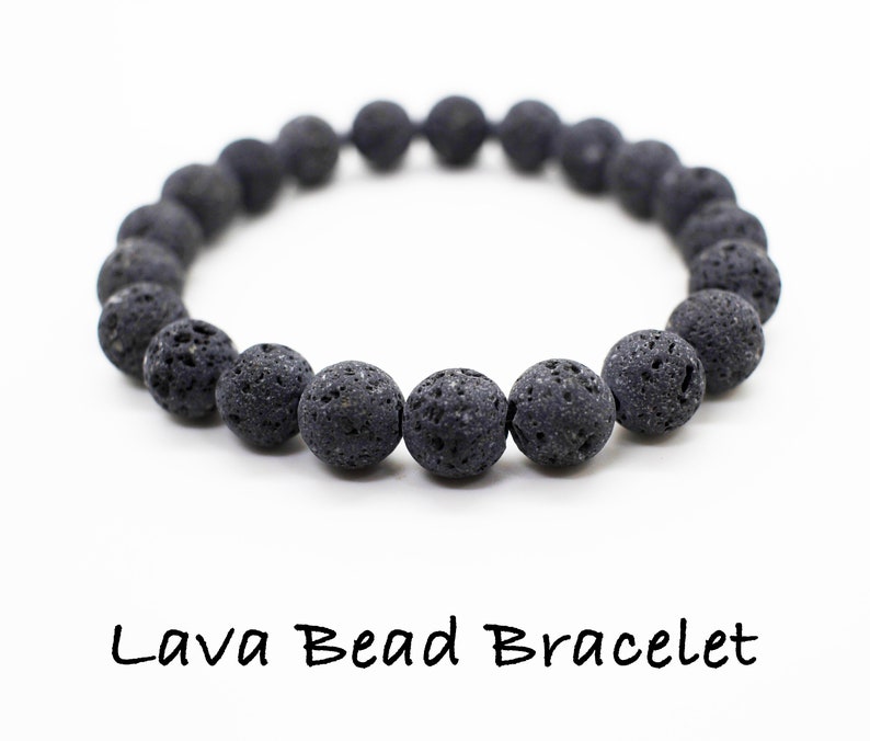 Lava Beaded Bracelet Diffuser Bracelet Essential Oil - Etsy
