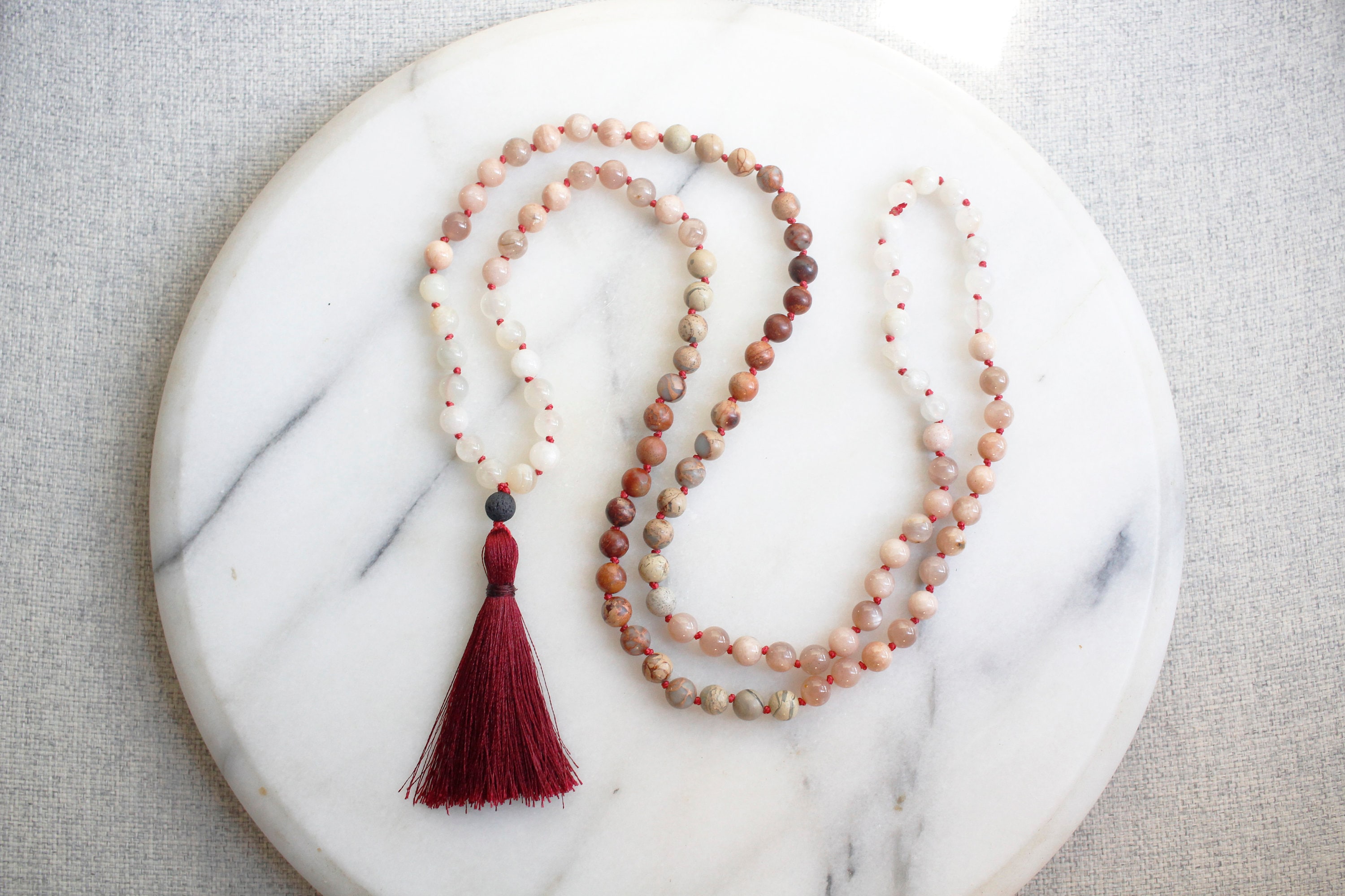 SUN & MOON 108 Mala Beads Mala Beads Mala Necklace Mala | Etsy