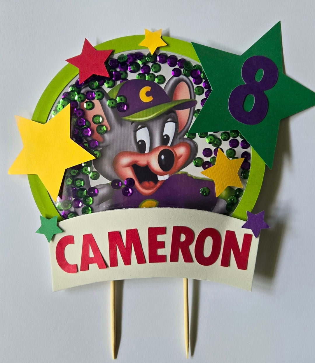 Chuck E Cheese Cake Topper - Etsy