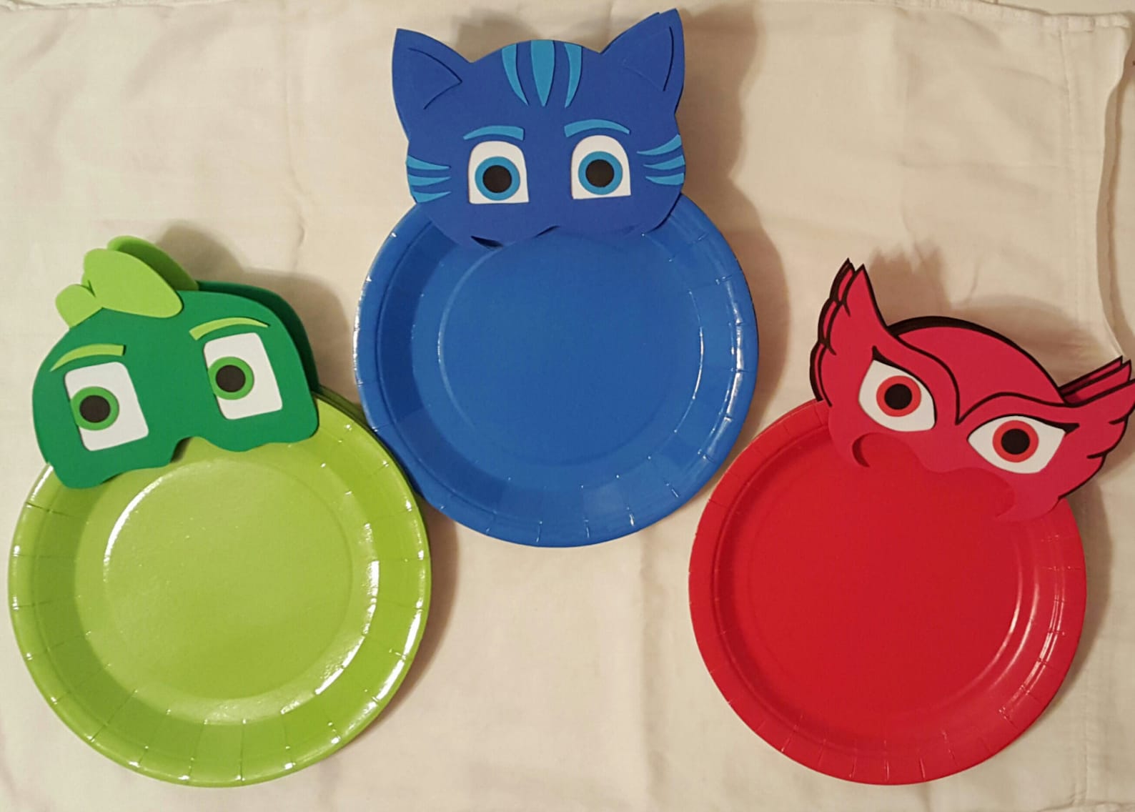 PJ Masks Plates - Etsy
