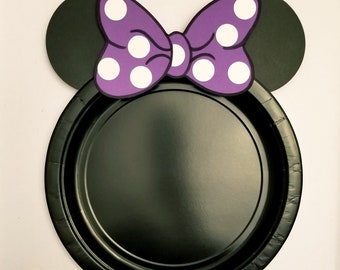 Minnie Mouse Plates - Etsy