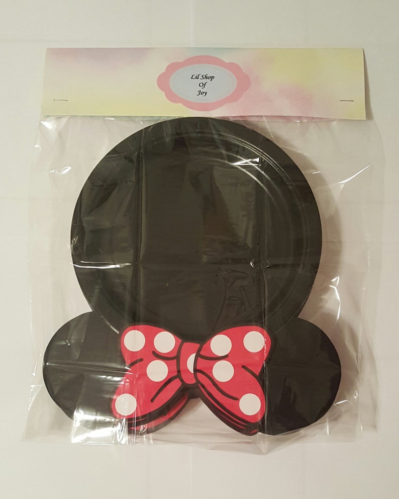 Minnie Mouse Plates - Etsy