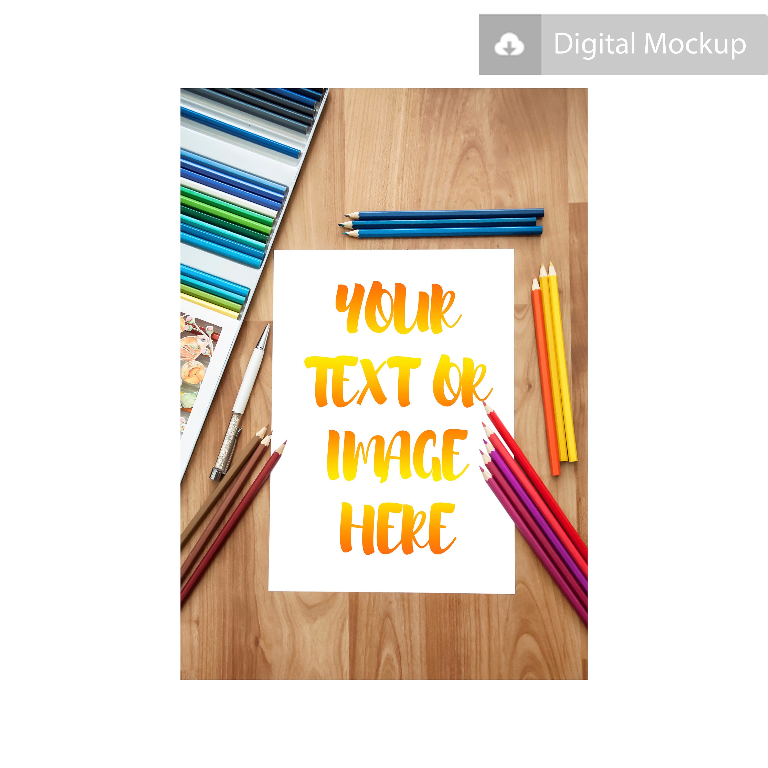 Digital Artwork Mockup / Print Mockup / Product Mockup / - Etsy