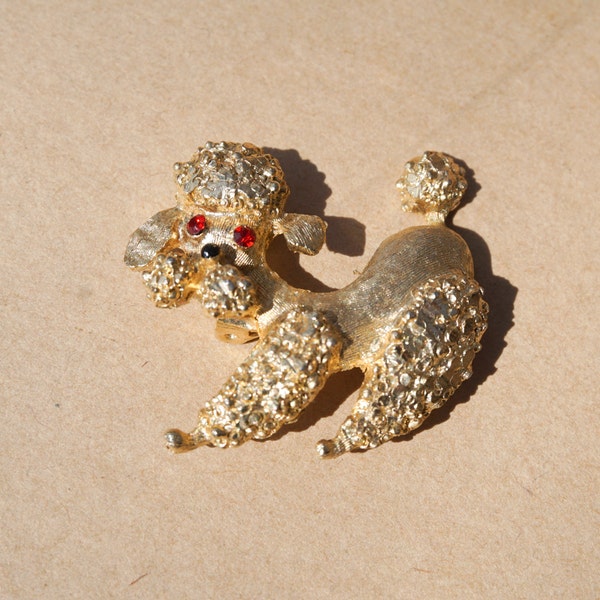 Vintage Dog Brooch - Etsy