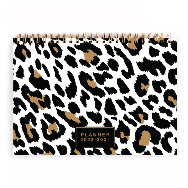 Cheetah Print Desk Calendar - Etsy