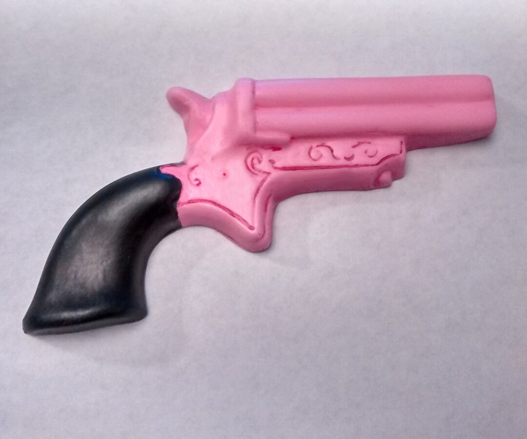 For Her, Derringer Gun Soap, Revolver Soap, Pink Gun. - Etsy