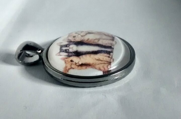 Cat Pendant See No Evil Speak No Evil Hear No Evil See - Etsy Singapore