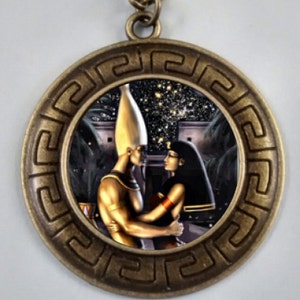Isis and Osiris, Ancient Egyptian Pendant, King and Queen of Egypt ...