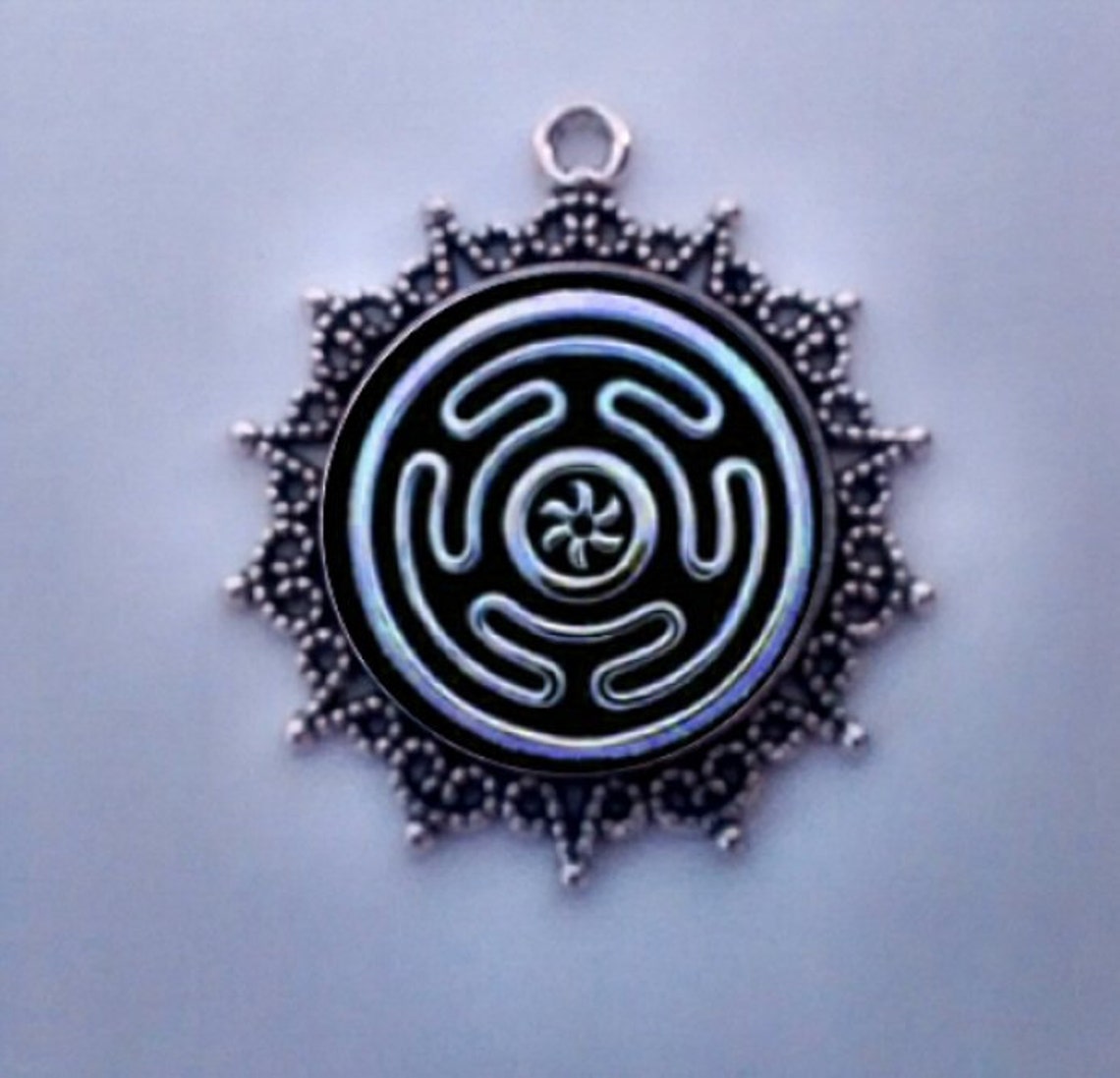 Hecate Wheel Moon Goddess Labyrinth Guardian of - Etsy