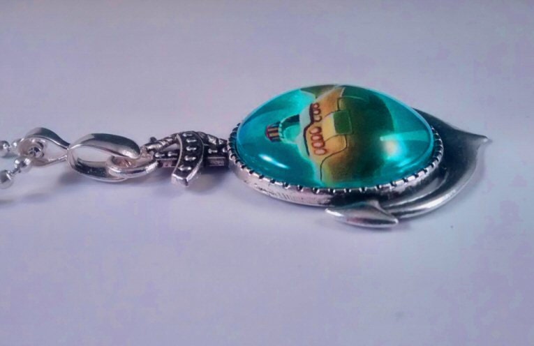 Yellow Submarine Necklace, Nautical Necklace , Yellow Submarine ...