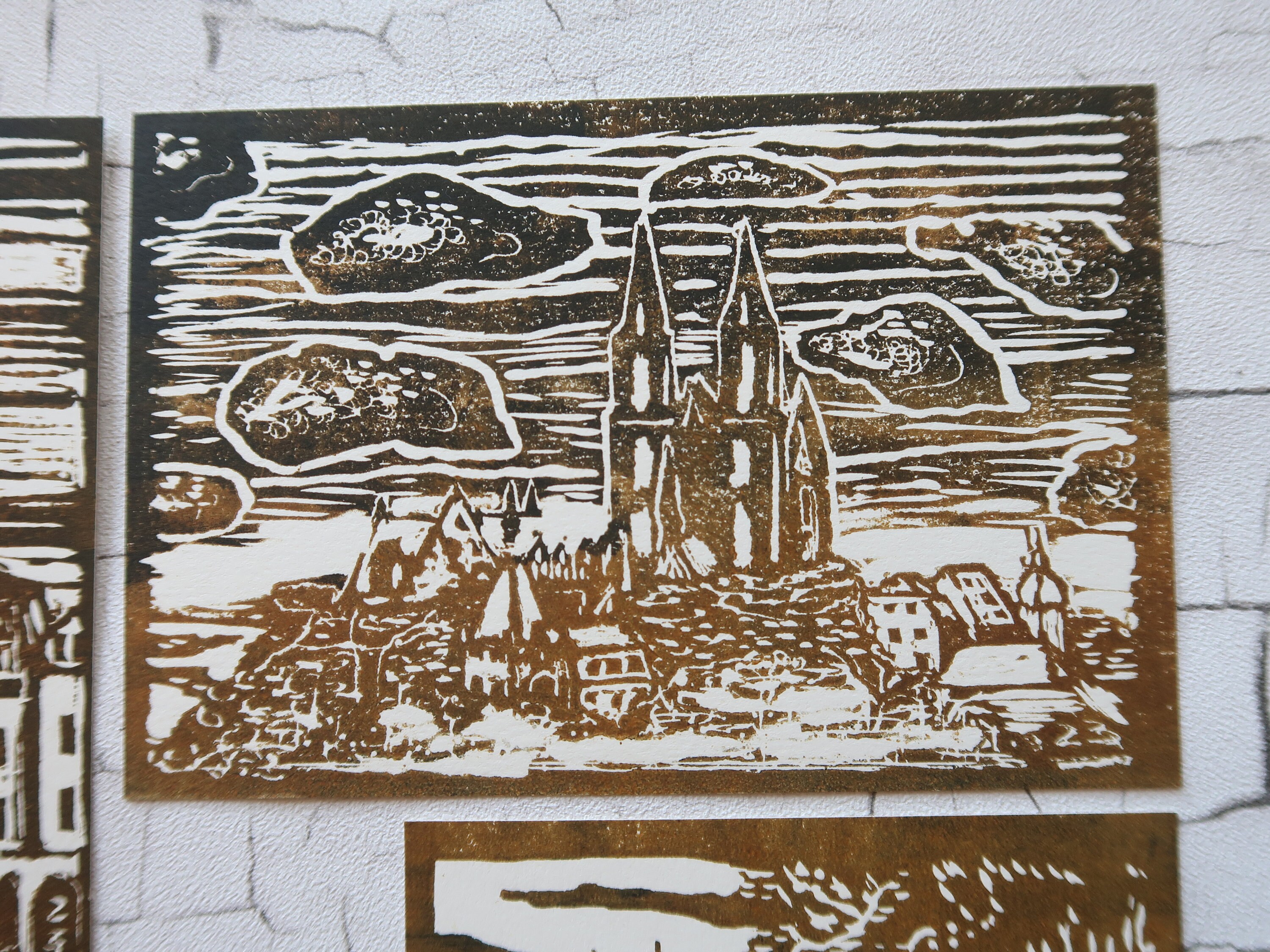 Meissen Linole Print 4 Pieces A6 Unikater Print Set 3 - Etsy UK