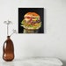 Burger Painting Original Food Painting Delicious Picture Kitchen ...