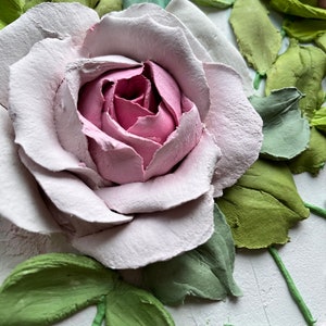Flower Sculpture Painting Roses 3D Painting Floral Painting 3D Wall Art ...