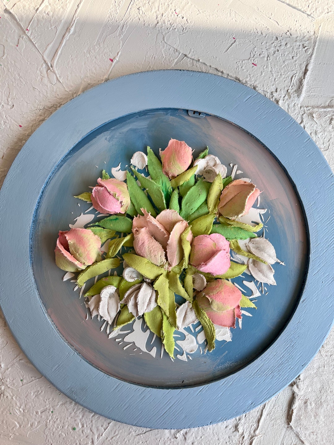 Tulip Sculpture Painting Plaster Pano 3D Painting Tulip - Etsy