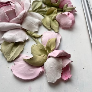 Flower Sculpture Painting Roses 3D Painting Floral Painting 3D Wall Art ...