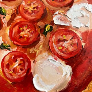 Pizza Original Painting Original Food Painting Original Impasto Art 3d ...