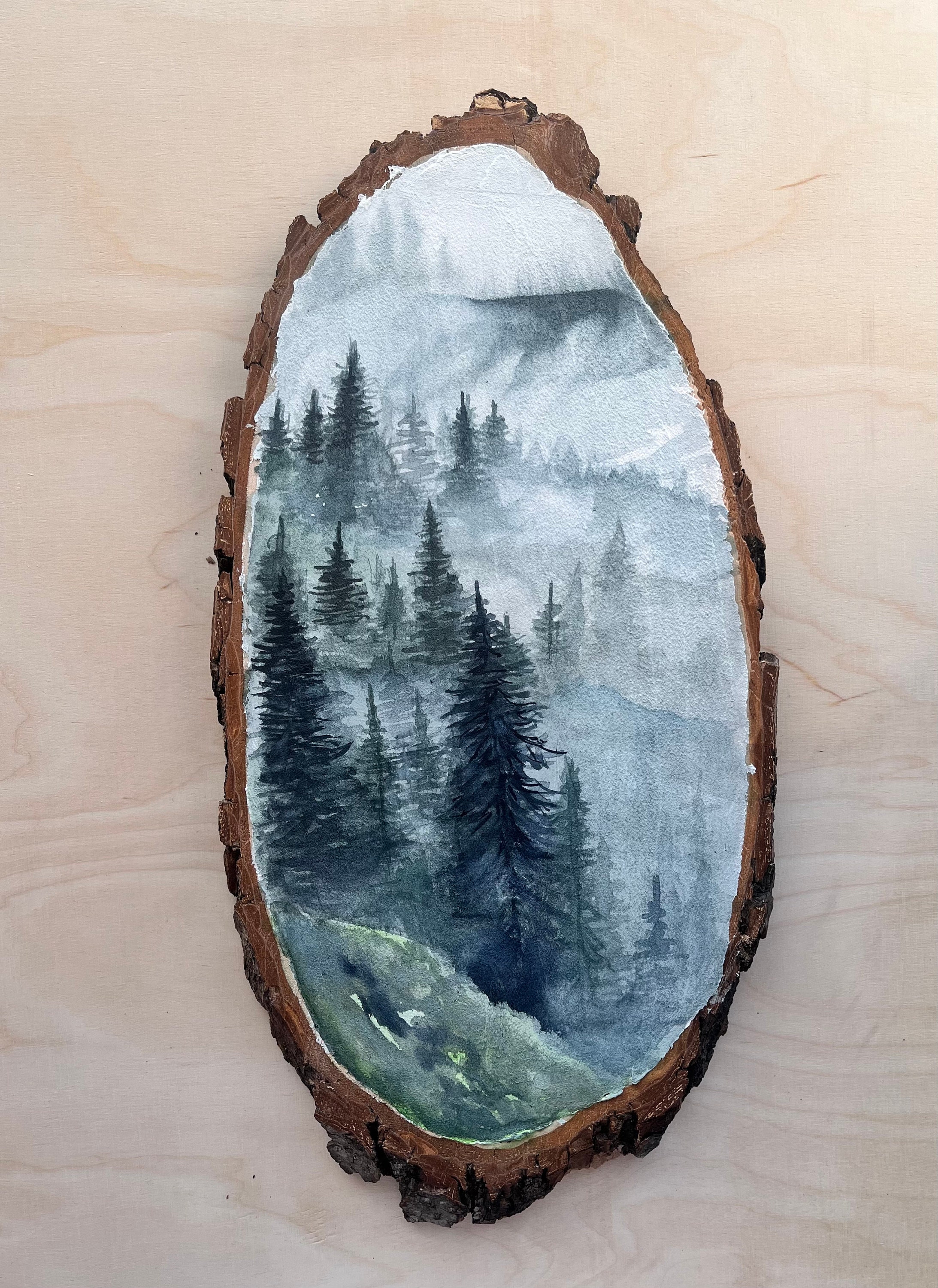 Forest Landscape Painting Original Realistic Landscape - Etsy