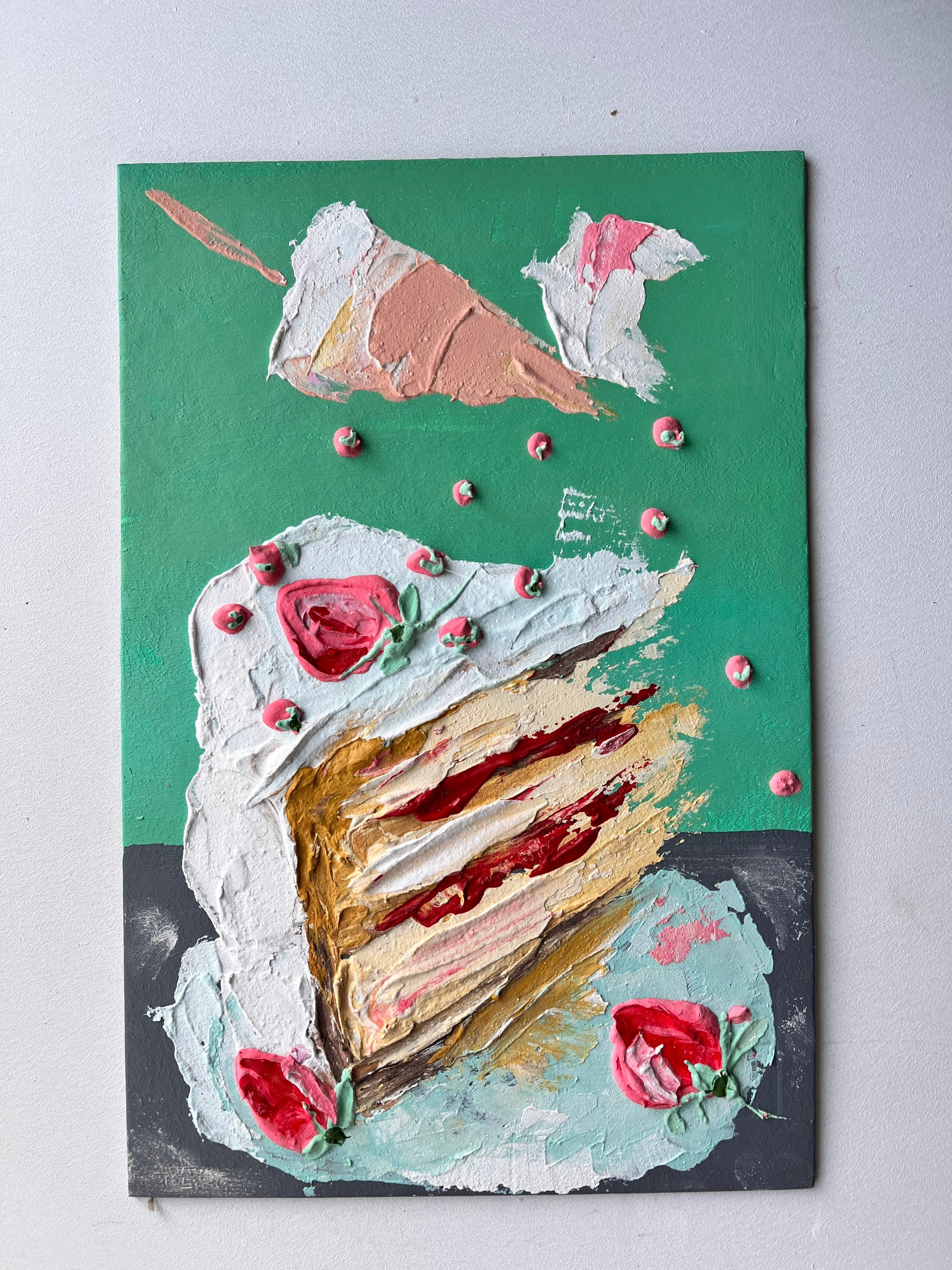 Food Paintings Art Cake