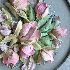 Tulip Sculpture Painting Plaster Pano 3D Painting Tulip Painting Floral ...