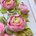 Peony 3d Painting Sculpture Painting Ranunculus Plaster Panno Impasto ...