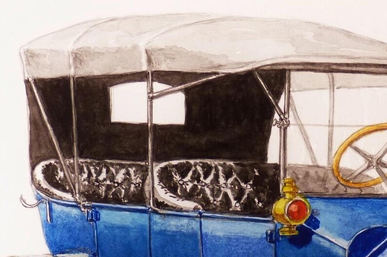 Ford Model T 1908-1927 Original Painting Classic Car - Etsy