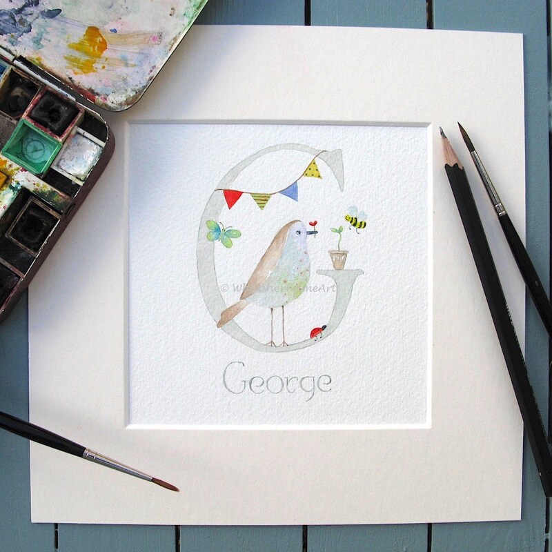 Custom Name Painting - Etsy