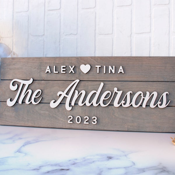 Newlywed Sign - Etsy