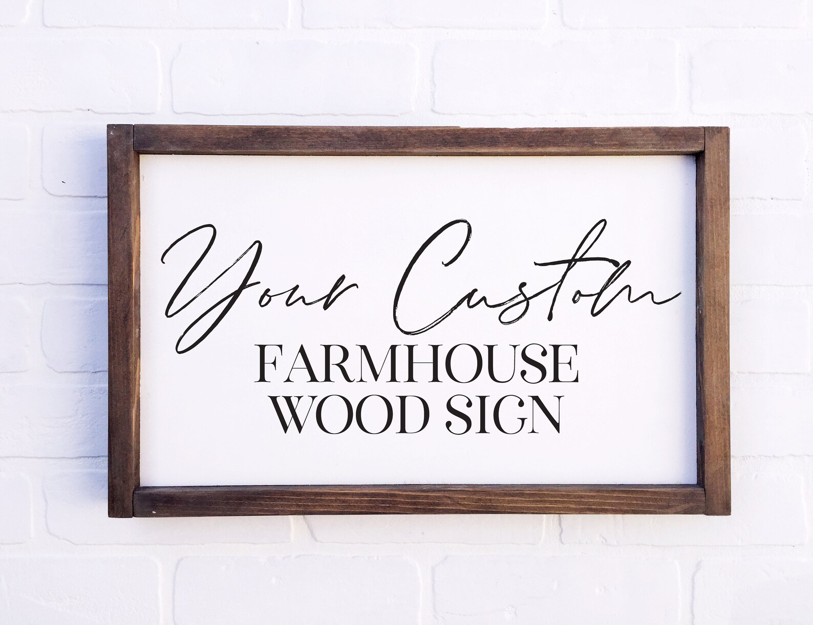 Farmhouse Sign Customized With Your Own Saying or Quotes - Etsy