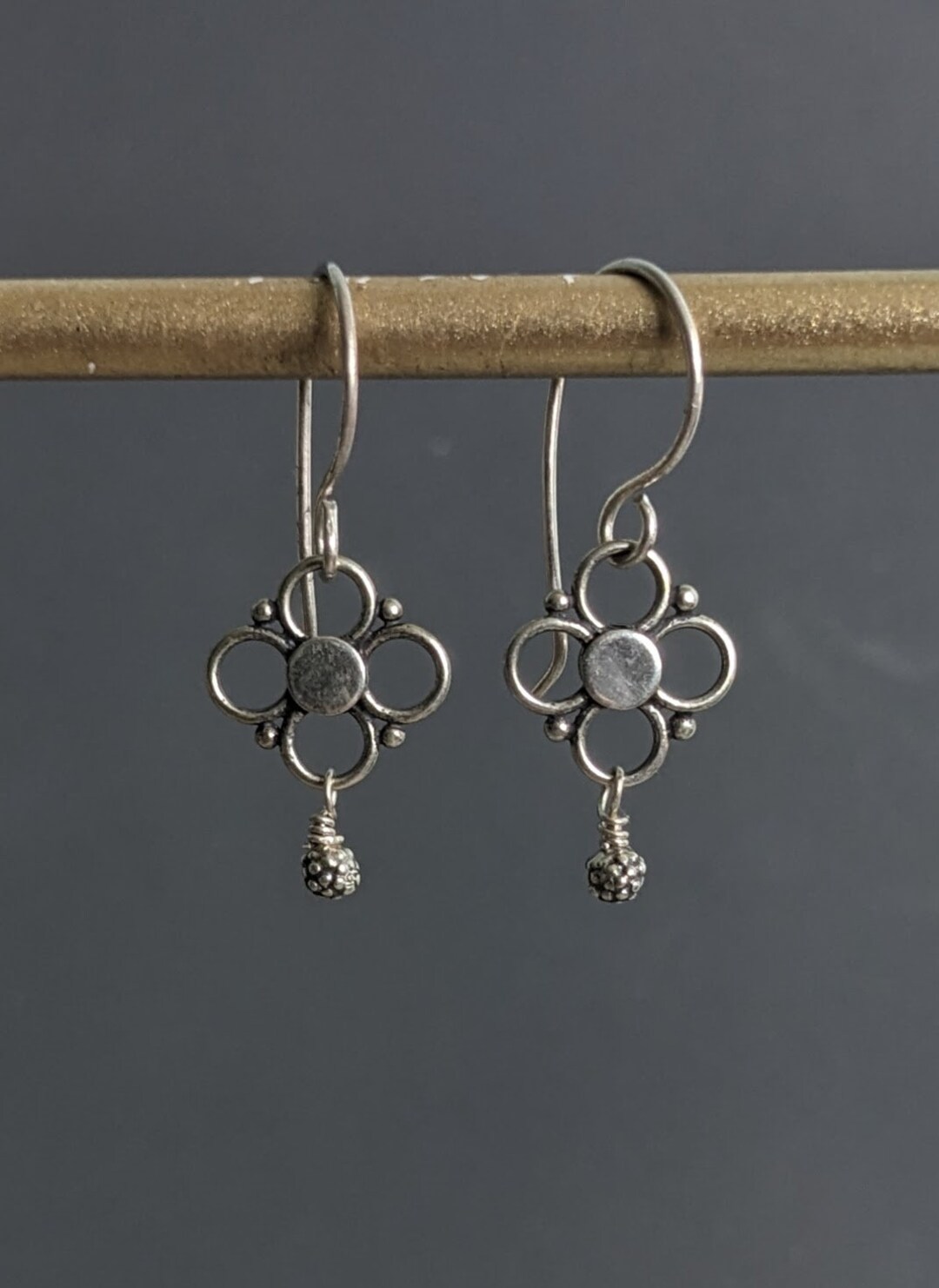 Bali Sterling Silver Handmade Tiny, Extra Small Sterling Silver Flower ...