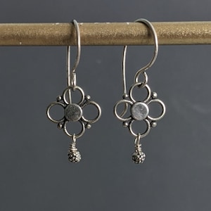Bali Sterling Silver Handmade Tiny, Extra Small Sterling Silver Flower ...