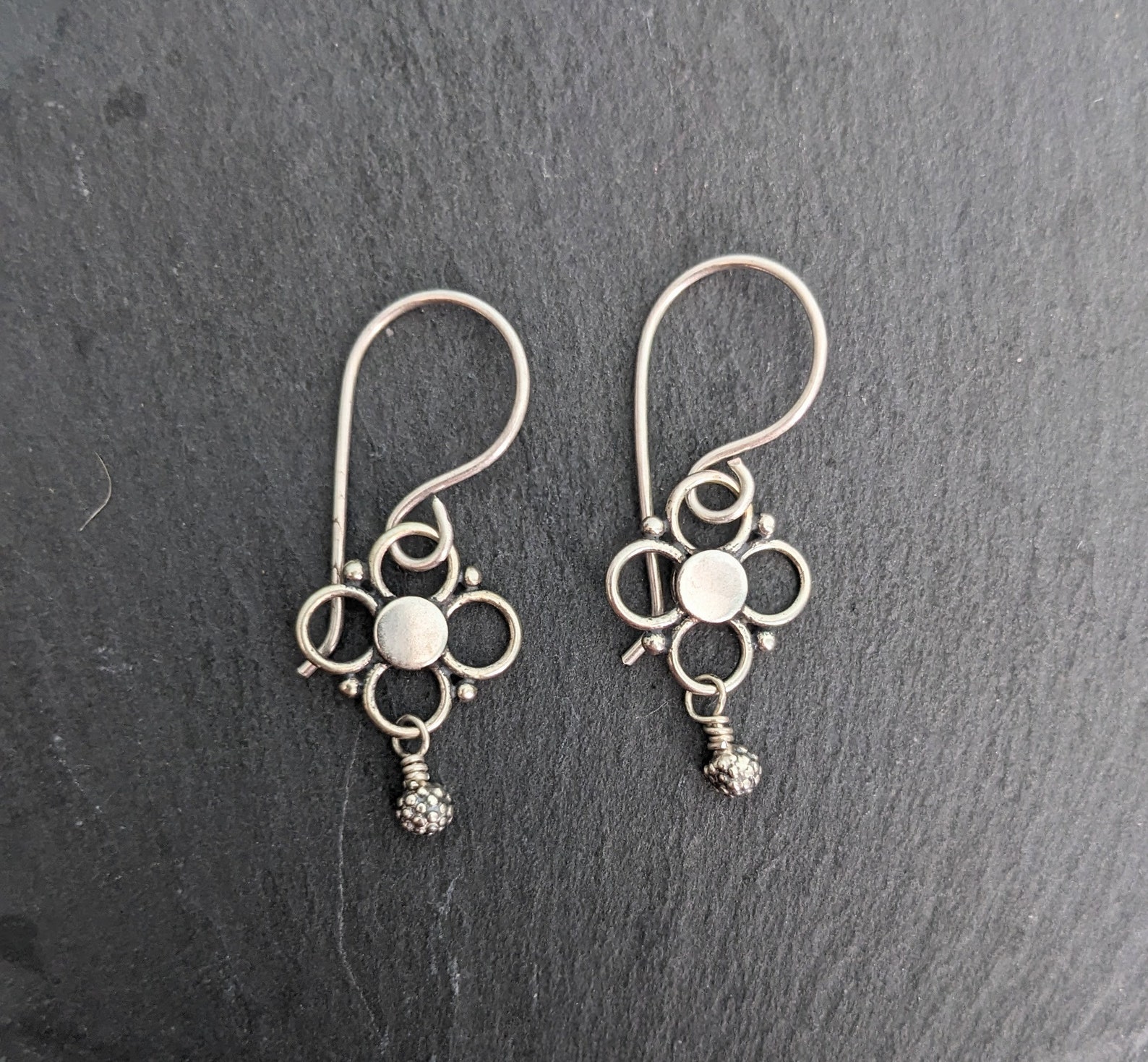 Bali Sterling Silver Handmade Tiny, Extra Small Sterling Silver Flower ...
