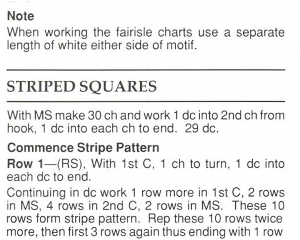 Christmas Afghan DK Crochet Pattern 10205 PDF | Etsy