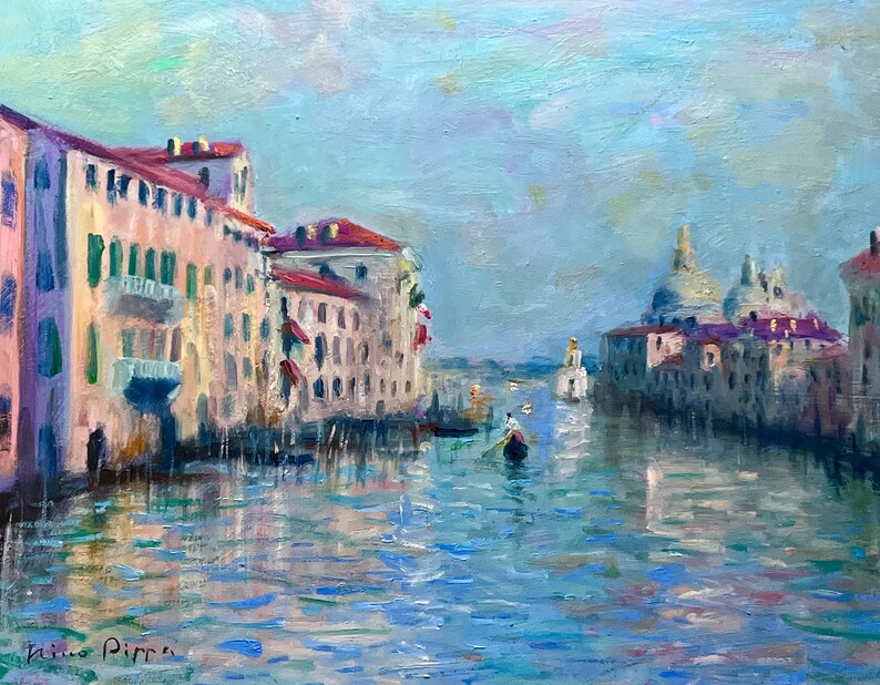 Askart Listed Artist Nino Pippa Original Oil Painting on Board - Etsy