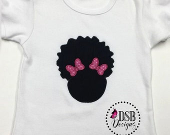 Afro minnie mouse | Etsy