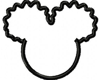 Afro minnie mouse | Etsy