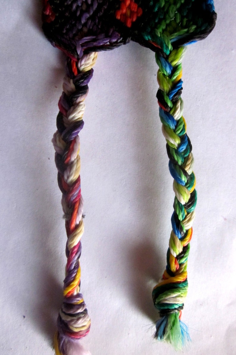 Wide Woven Rainbow Diamond Friendship Bracelet - Etsy