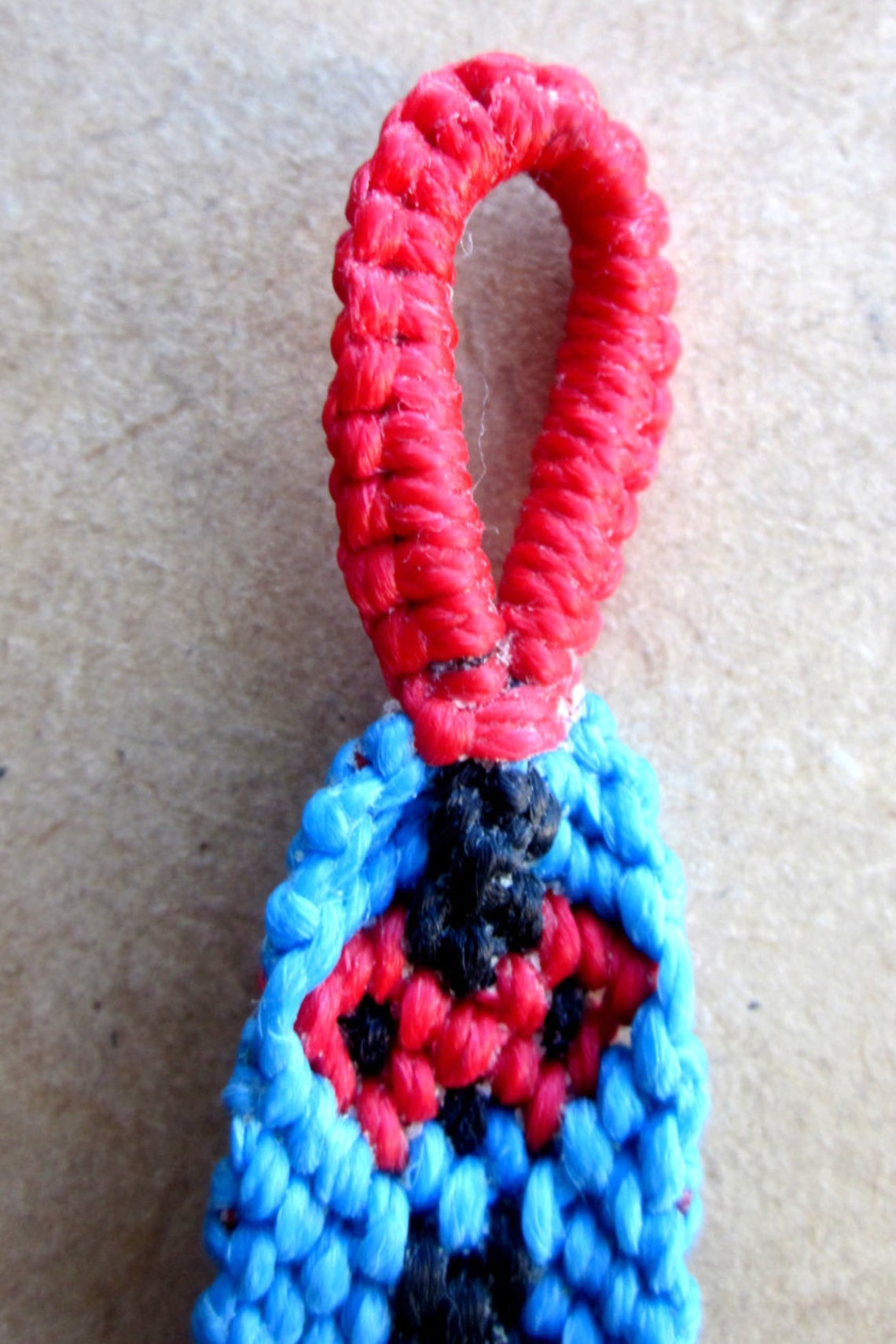 Ladybug Woven Friendship Bracelet Ladybug Macrame Bracelet - Etsy