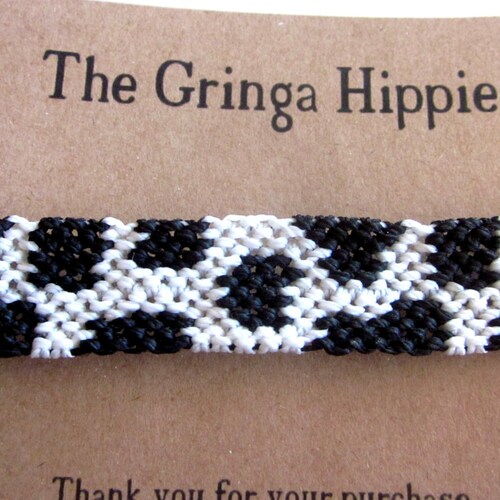 Cow Print Friendship Bracelet Cow Macrame Bracelet - Etsy