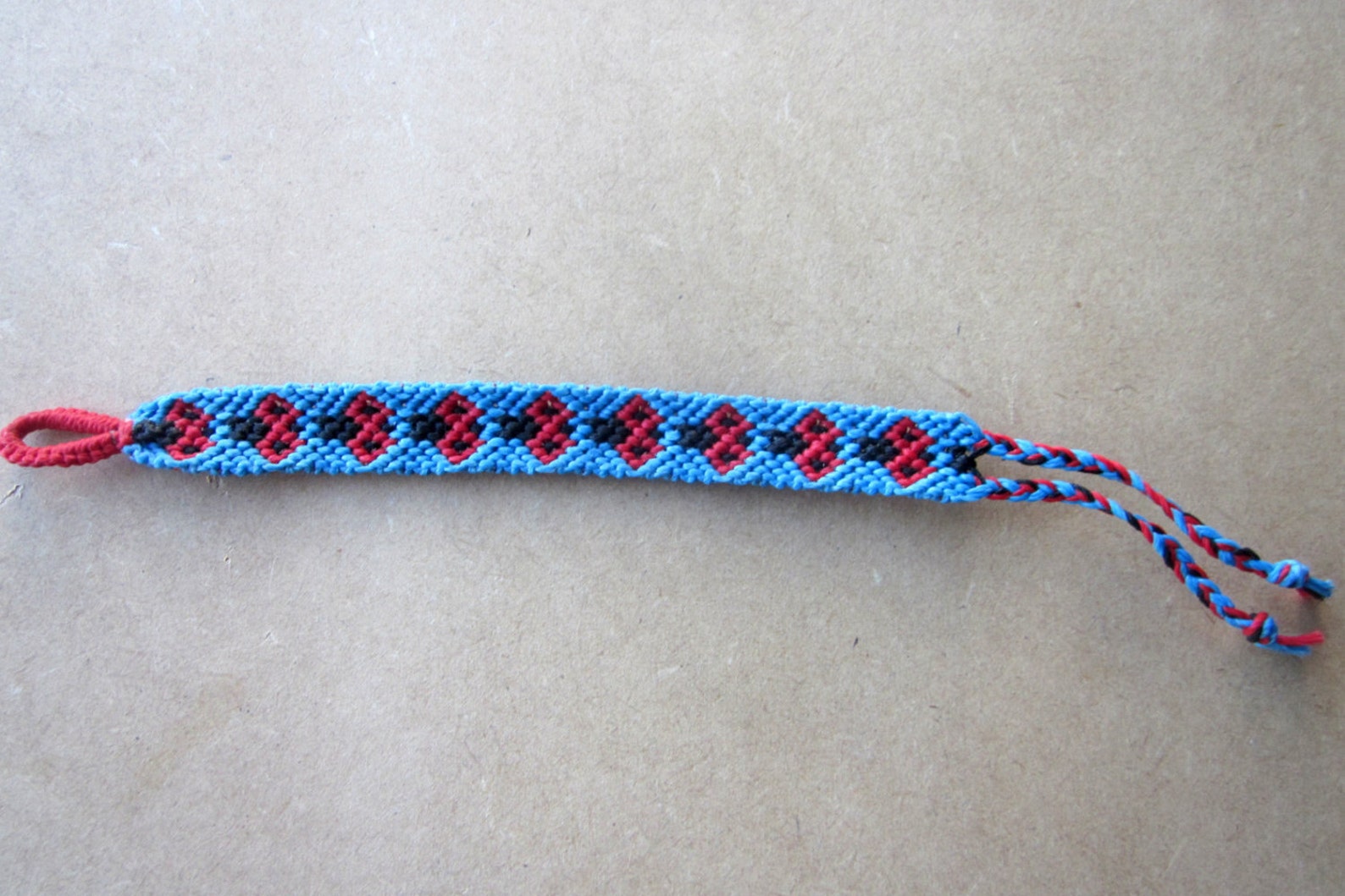 Ladybug Woven Friendship Bracelet Ladybug Macrame Bracelet - Etsy