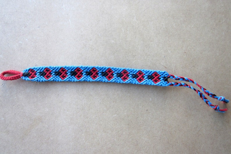 Ladybug Woven Friendship Bracelet Ladybug Macrame Bracelet - Etsy