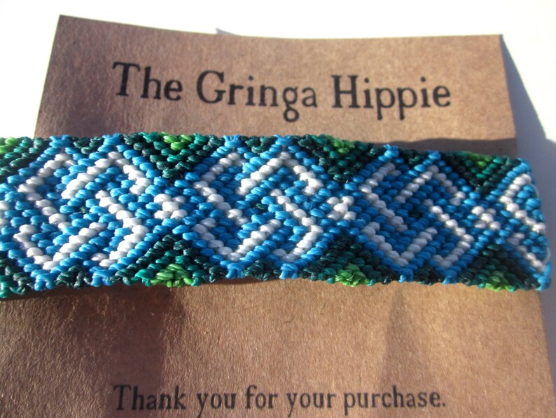 Celtic Knot Patterned Woven Friendship Bracelet - Etsy