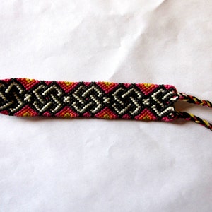 Celtic Knot Patterned Woven Friendship Bracelet - Etsy