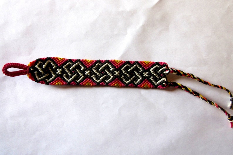 Celtic Knot Patterned Woven Friendship Bracelet - Etsy