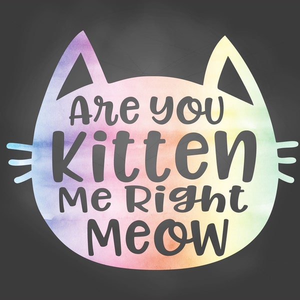 Kitten Me Right Meow - Etsy