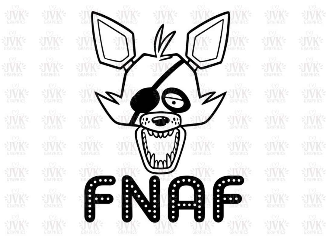 FNAF Foxy | SVG & PNG | Five Nights at Freddy’s Inspired Design - Etsy UK