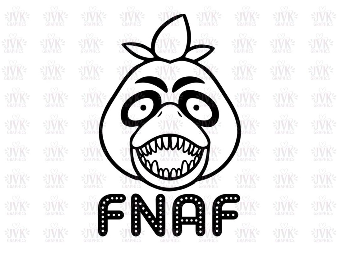 FNAF Chica | SVG & PNG | Five Nights at Freddy’s Inspired Design - Etsy ...