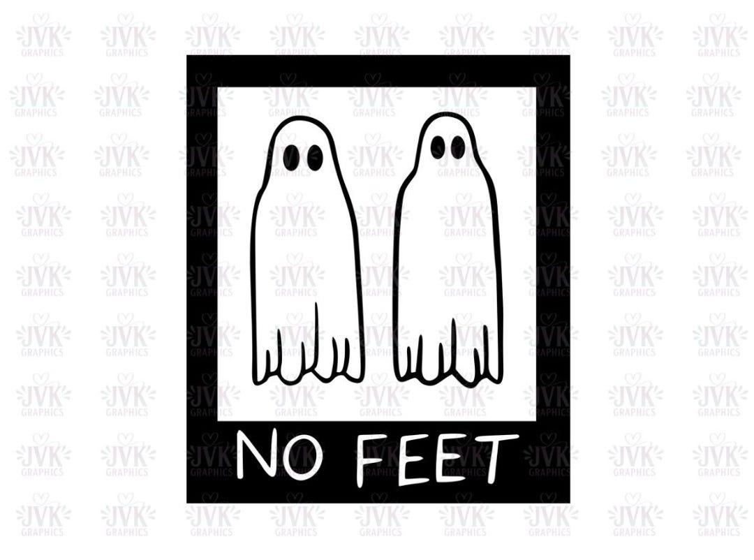 No Feet | SVG & PNG | Beetlejuice Inspired Ghost Design - Etsy