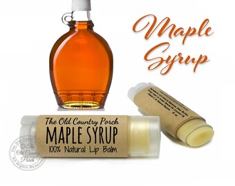 Vermont Maple Lip Balm, All Natural, .15 Ounce Tube - Etsy