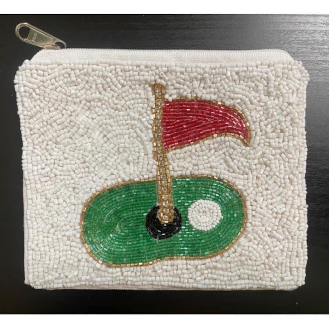 Hole-in-one Golf Seed-bead Accessory Bag - Etsy